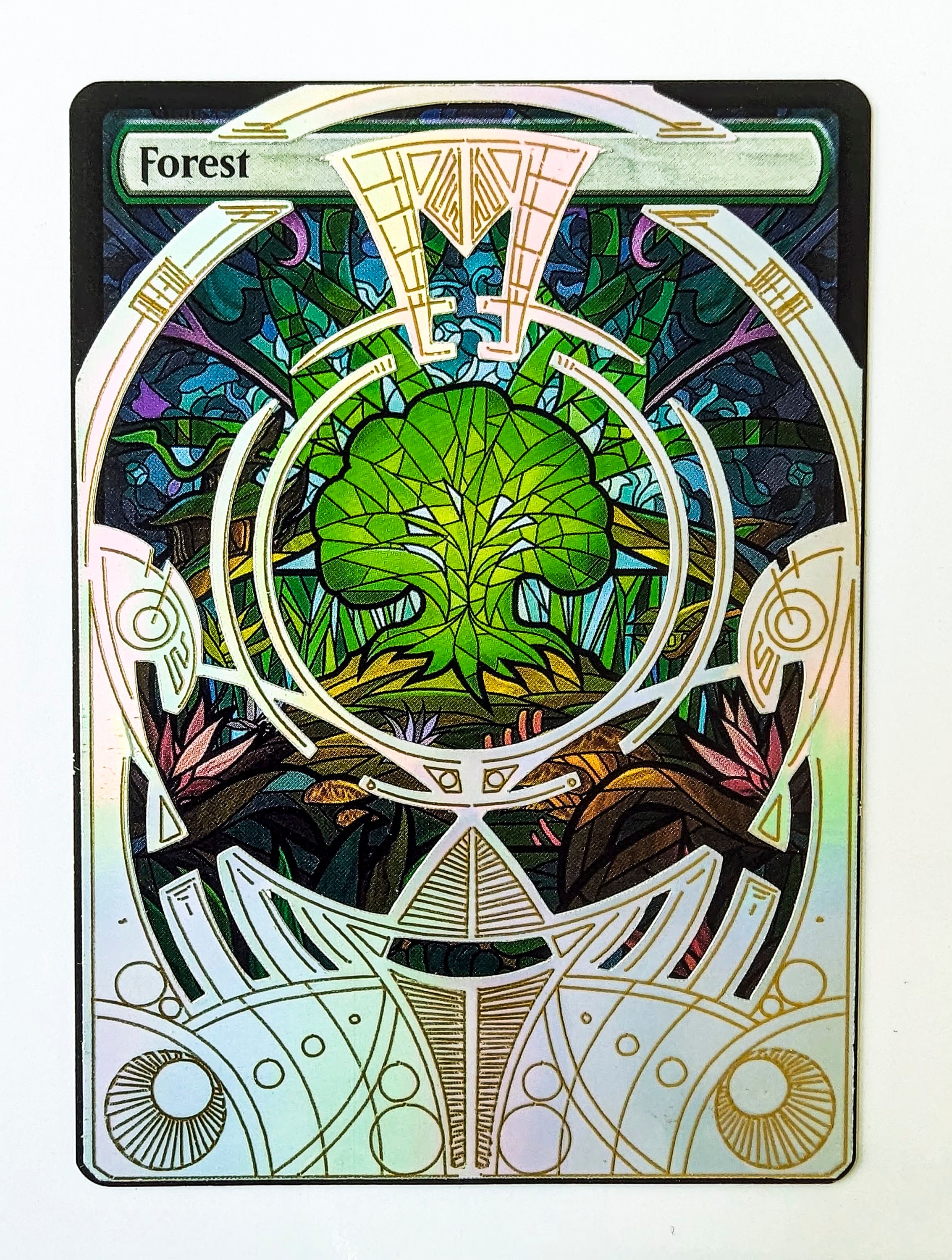 Mtg Basic Land Alter DMU Showcase Basic Land Mtg Foil Land for ...