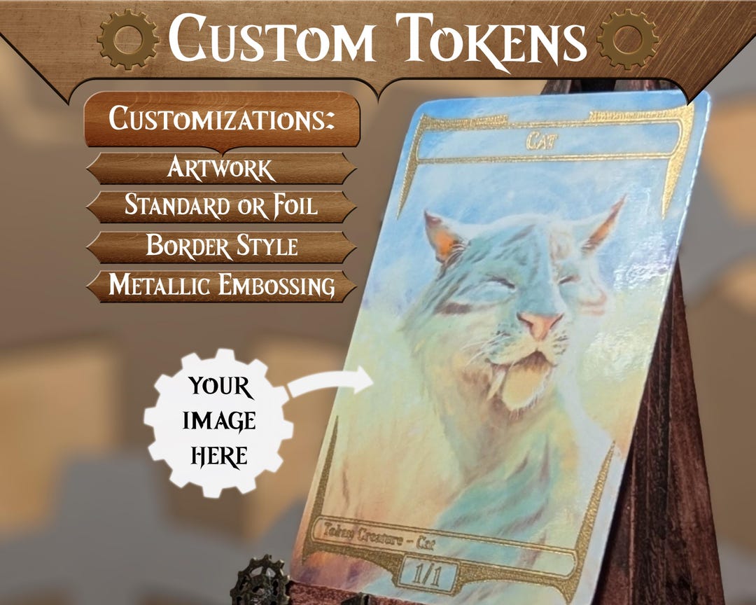 Custom Mtg Tokens Custom Mtg Card Mtg Gift Mtg Personalized Card Custom Magic Card Proxy Mtg ...