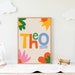 Theo Name Nursery Print Kids Bedroom Wall Art Nursery Wall Art Primary ...