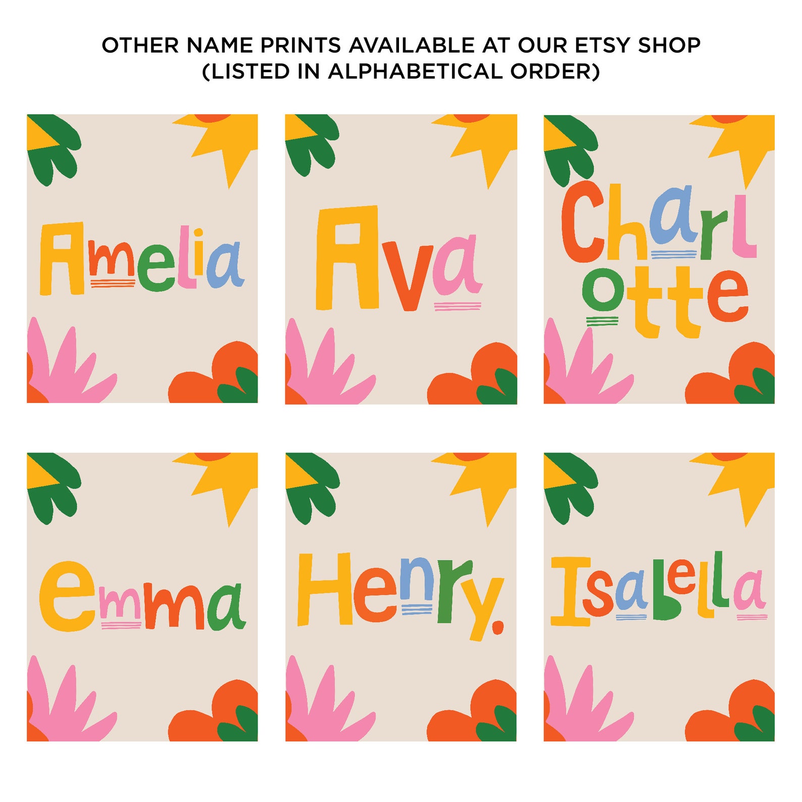 Theo Name Nursery Print Kids Bedroom Wall Art Nursery Wall Art Primary ...