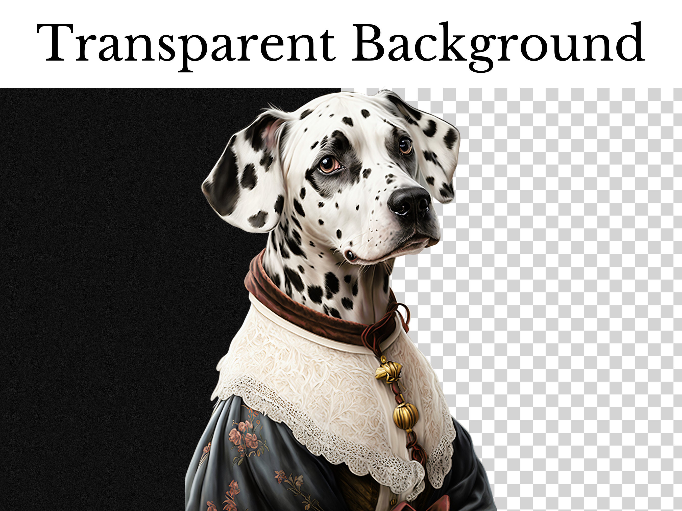 Dapper Dog Graphic Bundle, Watercolor Clipart, Human Animal PNG ...