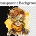 Honey Yellow Steampunk Clipart Bundle, Gold Steampunk Watercolor Art ...