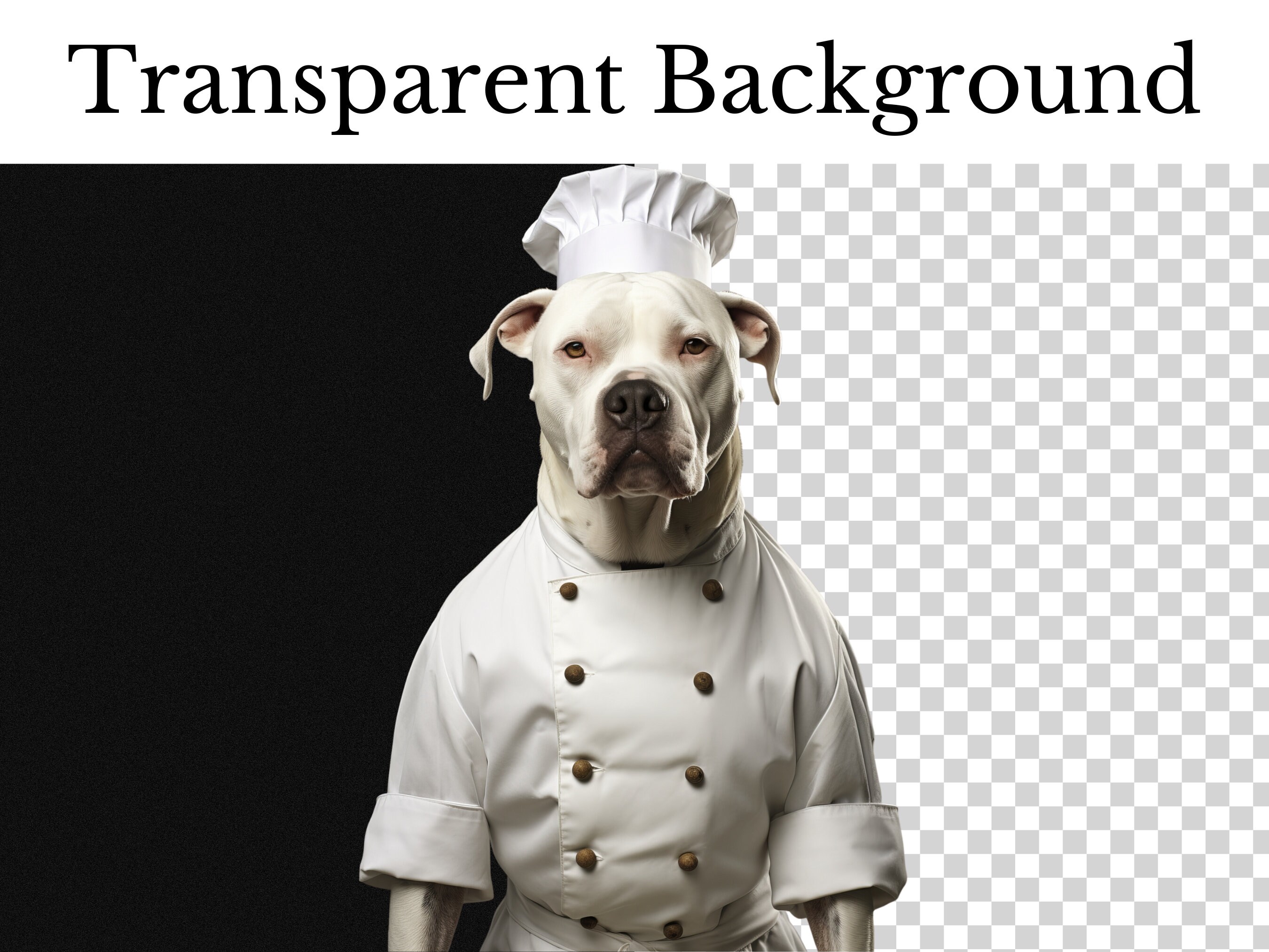 Chef Dog Clipart Bundle Baker Dog Art Human Animal PNG - Etsy