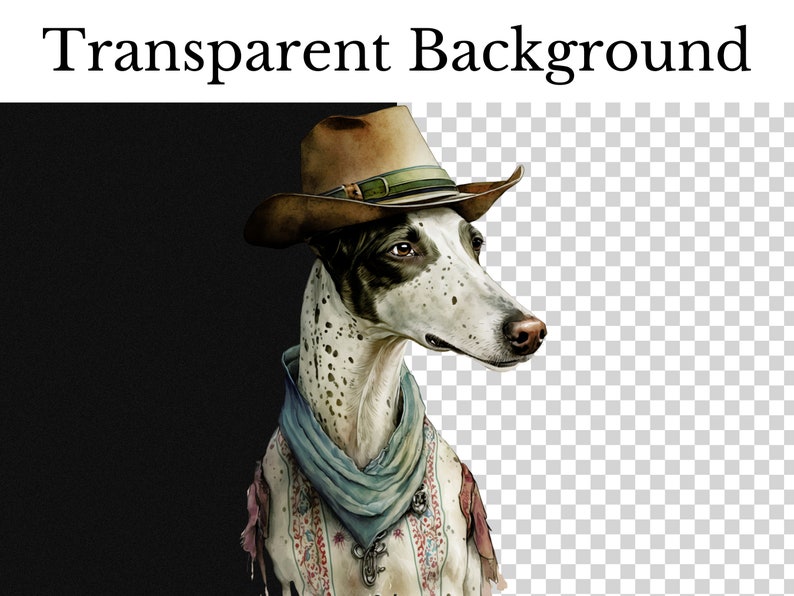 Western Dog Clipart Bundle Watercolor Art Human Animal PNG - Etsy