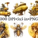 Honey Yellow Steampunk Clipart Bundle, Gold Steampunk Watercolor Art ...