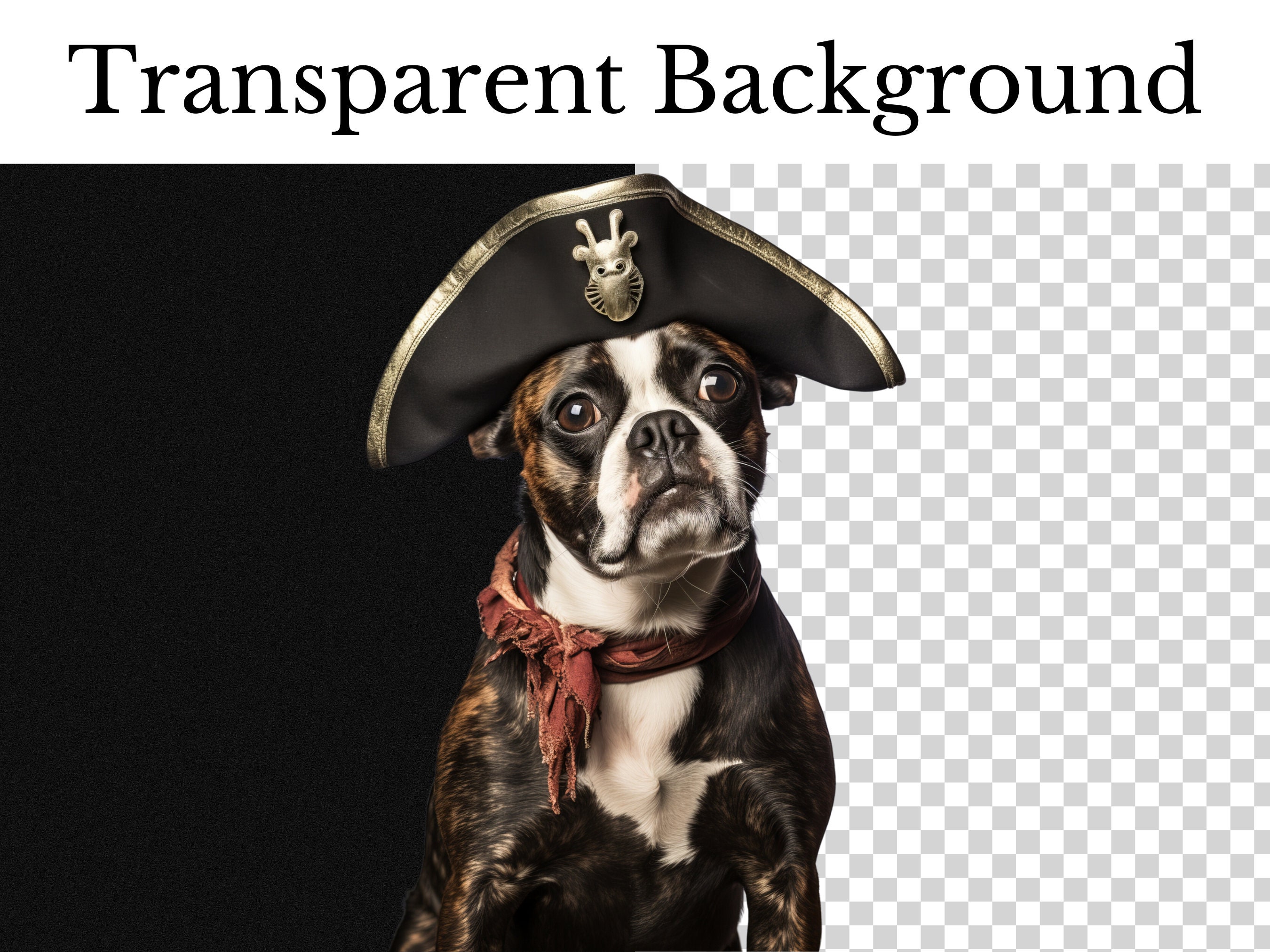 Pirate Dog Clipart Bundle, Watercolor Art, Human Animal PNG, Digital ...