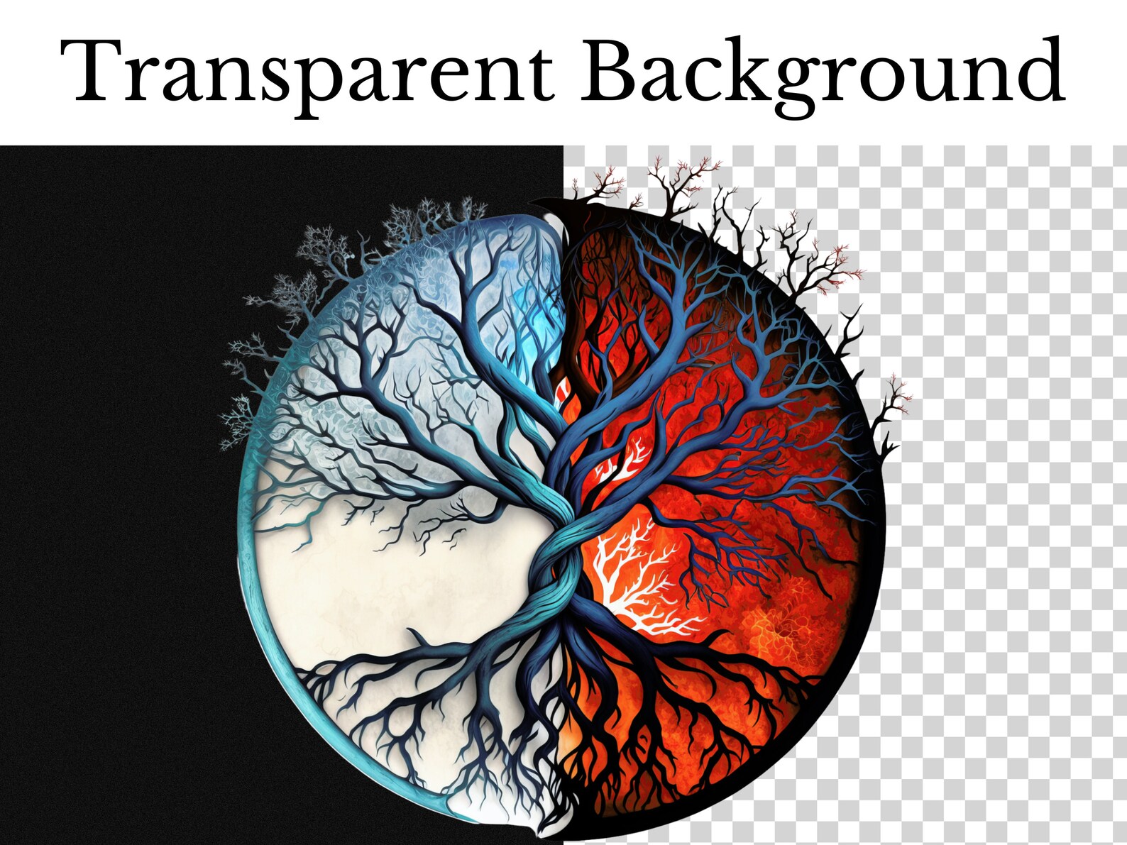 Tree of Life Clipart Bundle 2, Watercolor PNG, Tree of Life Art ...