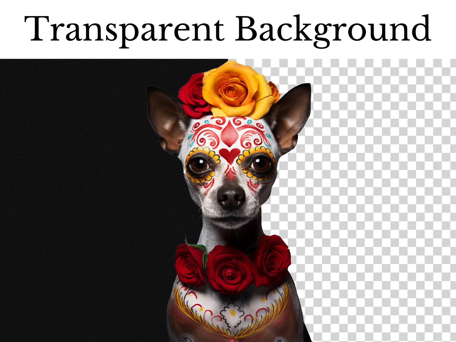 Day of the Dead Dog Clipart Bundle, Dia De Los Muertos Art, Human ...