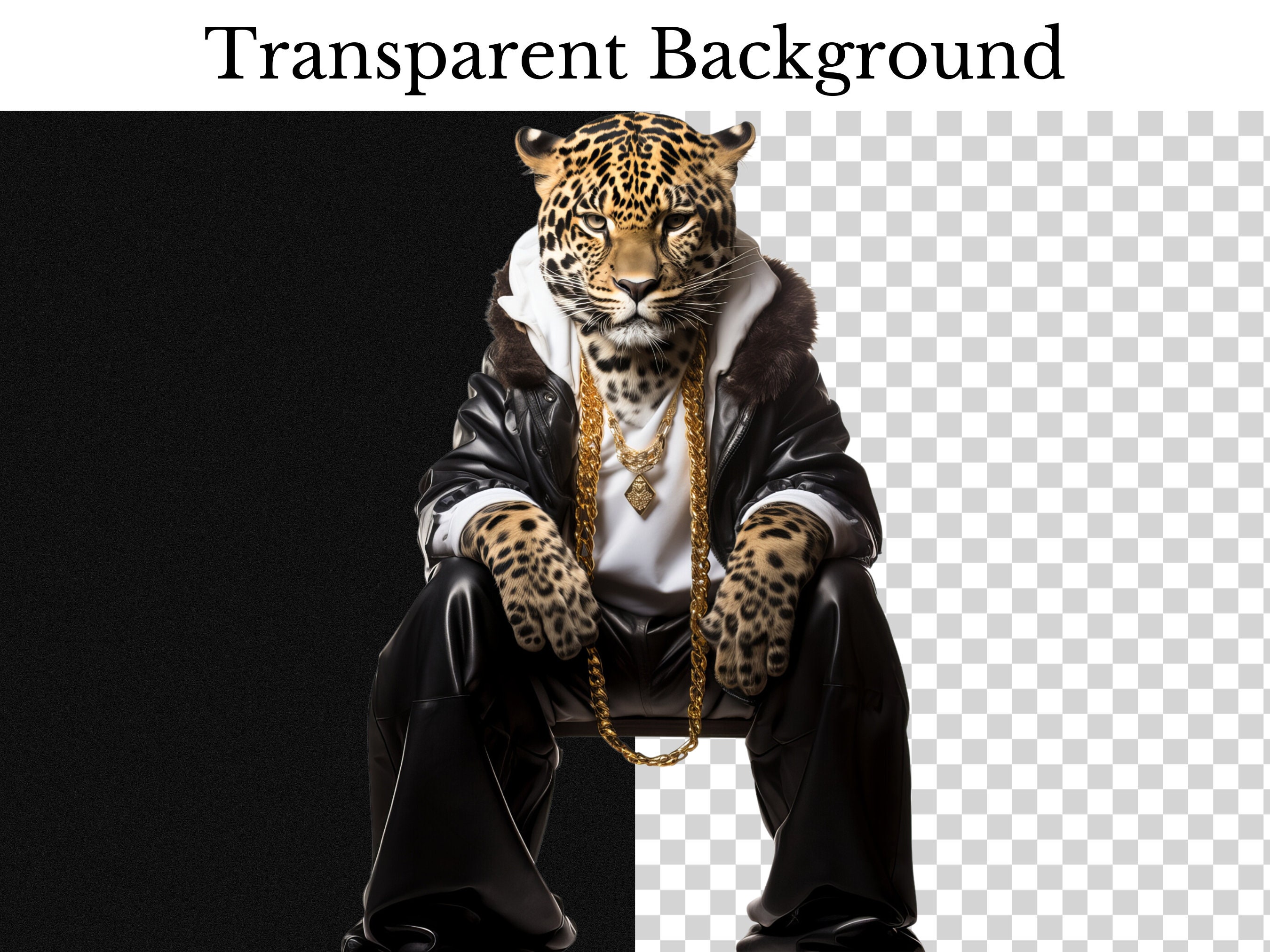 Hip Hop Animal Clipart Bundle Safari Animals Art Rap Musician PNG ...