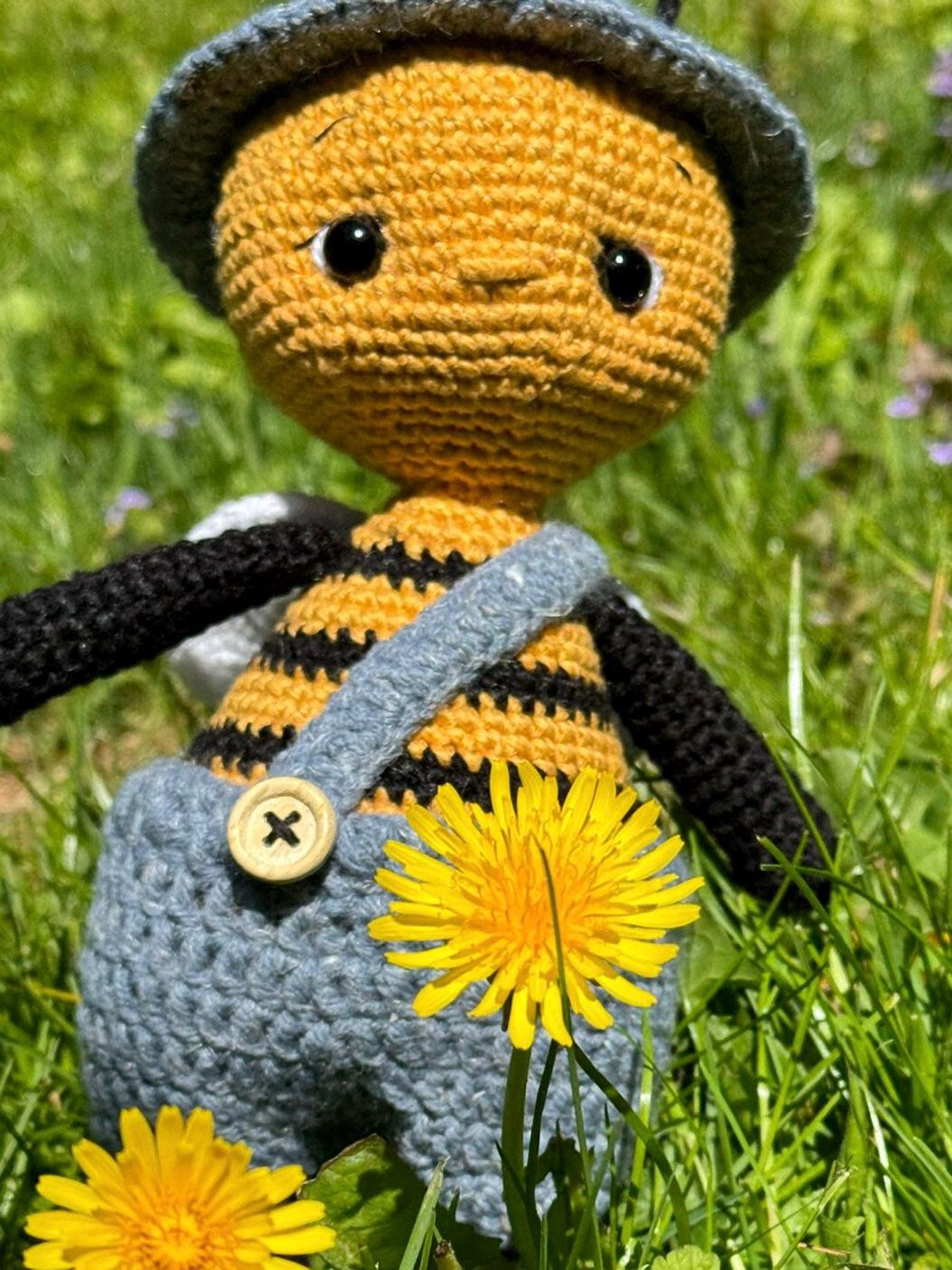 Barry the Bee Crochet Pattern, Amigurumi Bee, DIY Gardener Gift (PDF ...