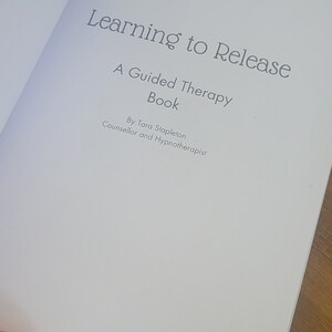 Learning to Release: A Guided Therapy Book - Etsy