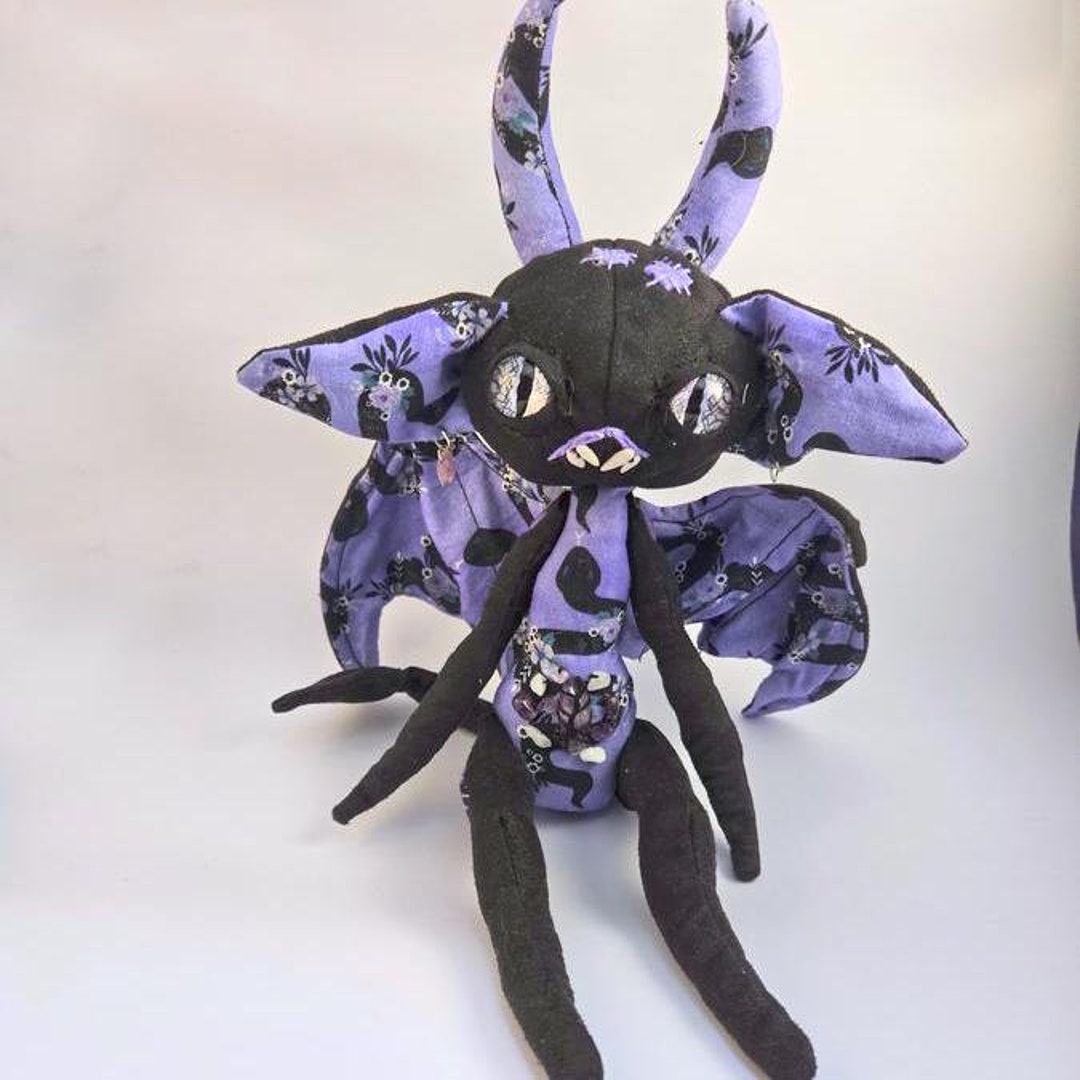 Cheeky Halloween Sprite Unique Button Jointed Plushie Doll - Etsy