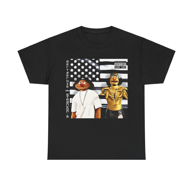 Bert and Ernie Stankonia Urban Rap Tshirt Unisex Graphic Tee, Hip Hop T ...
