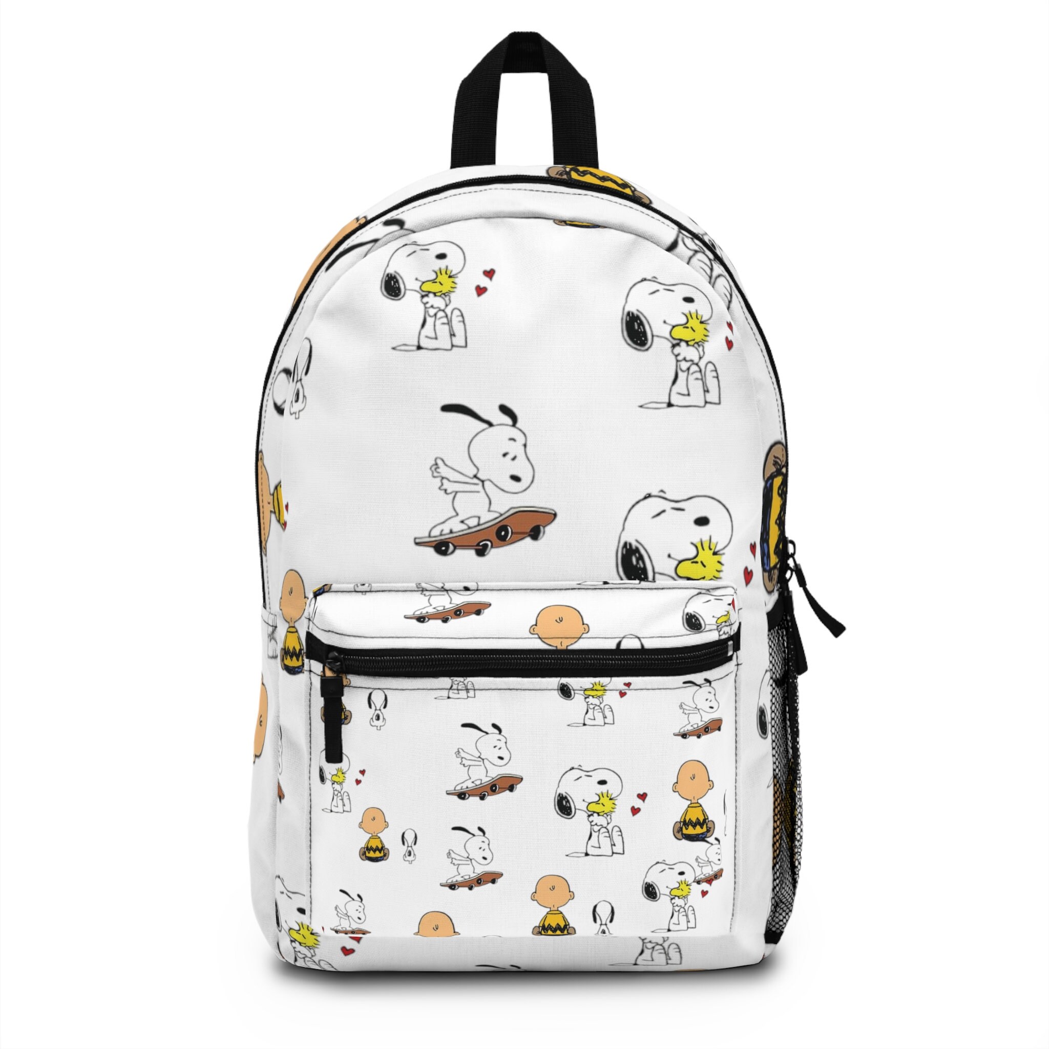 Snoopy, Charlie Brown and Woodstock Backpack Personalized Backpack Back ...
