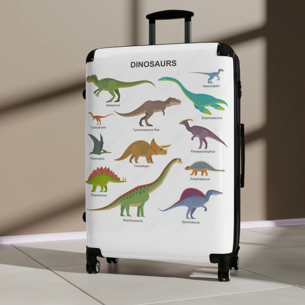 Dinosaur Suitcase for Kids - Etsy