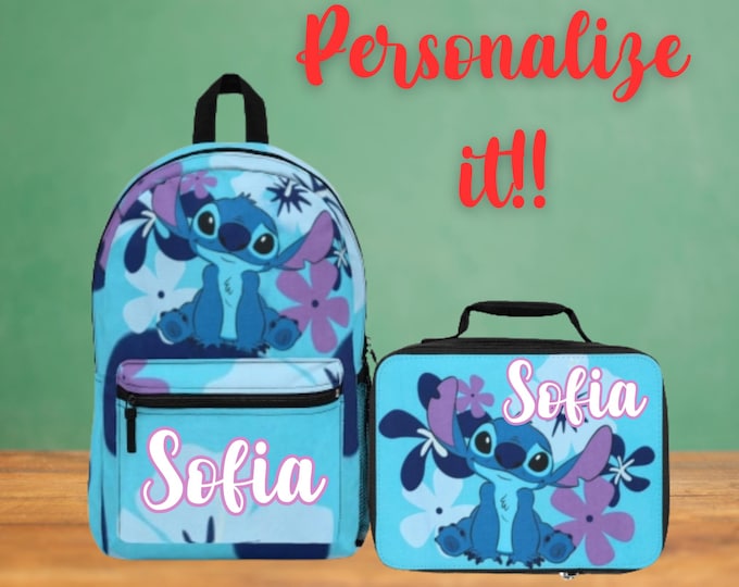 Stitch Backpack Personalized Backpack Back to School Kids Backpack ...