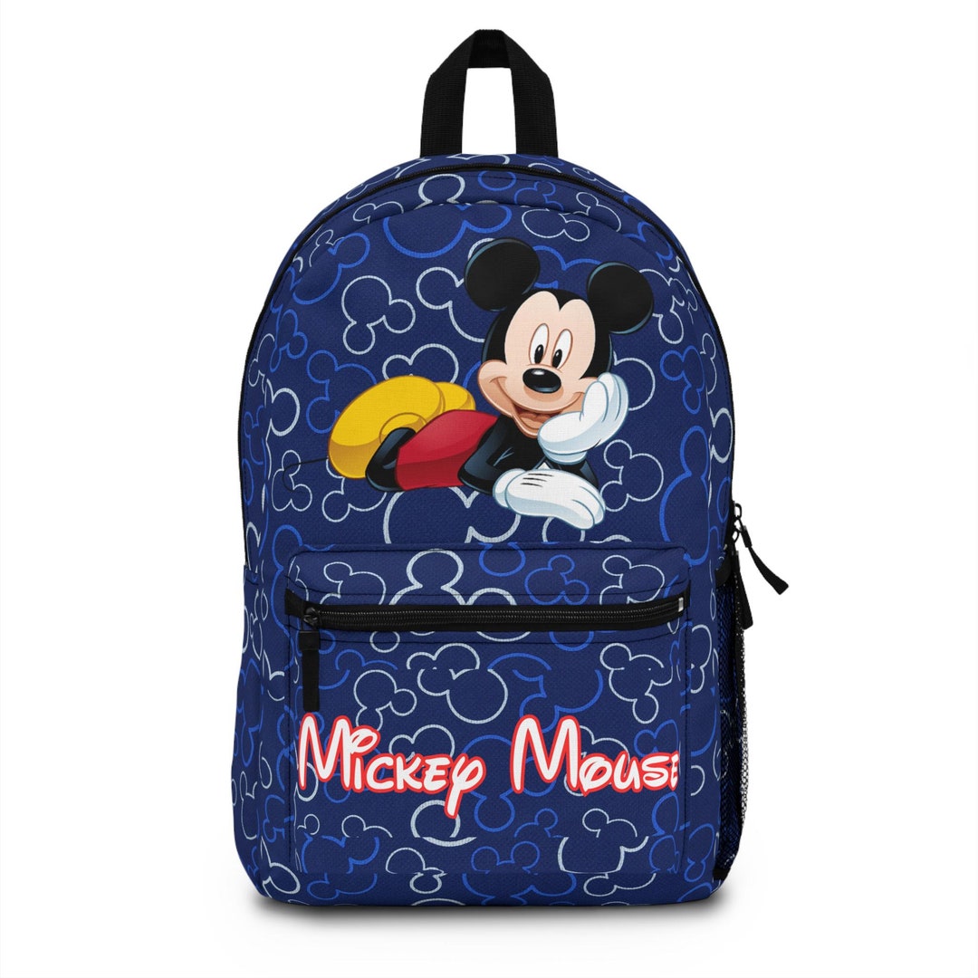 Mickey Mouse Backpack - Disney Inspired Bag, Kids School Knapsack ...