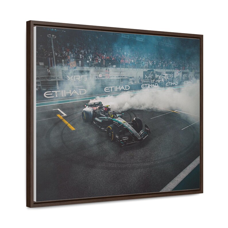 Lewis Hamilton F1 Burnout Digital Print, Formula 1 Wall Art, Racing Car ...