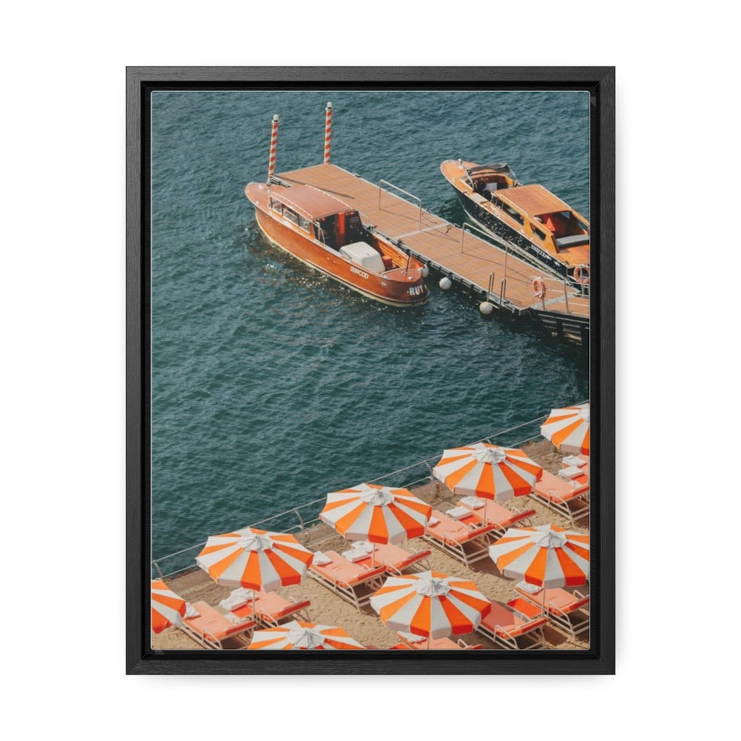 Classic Italian Charm: Lake Como Canvas Print, Vibrant Luxury Art for ...