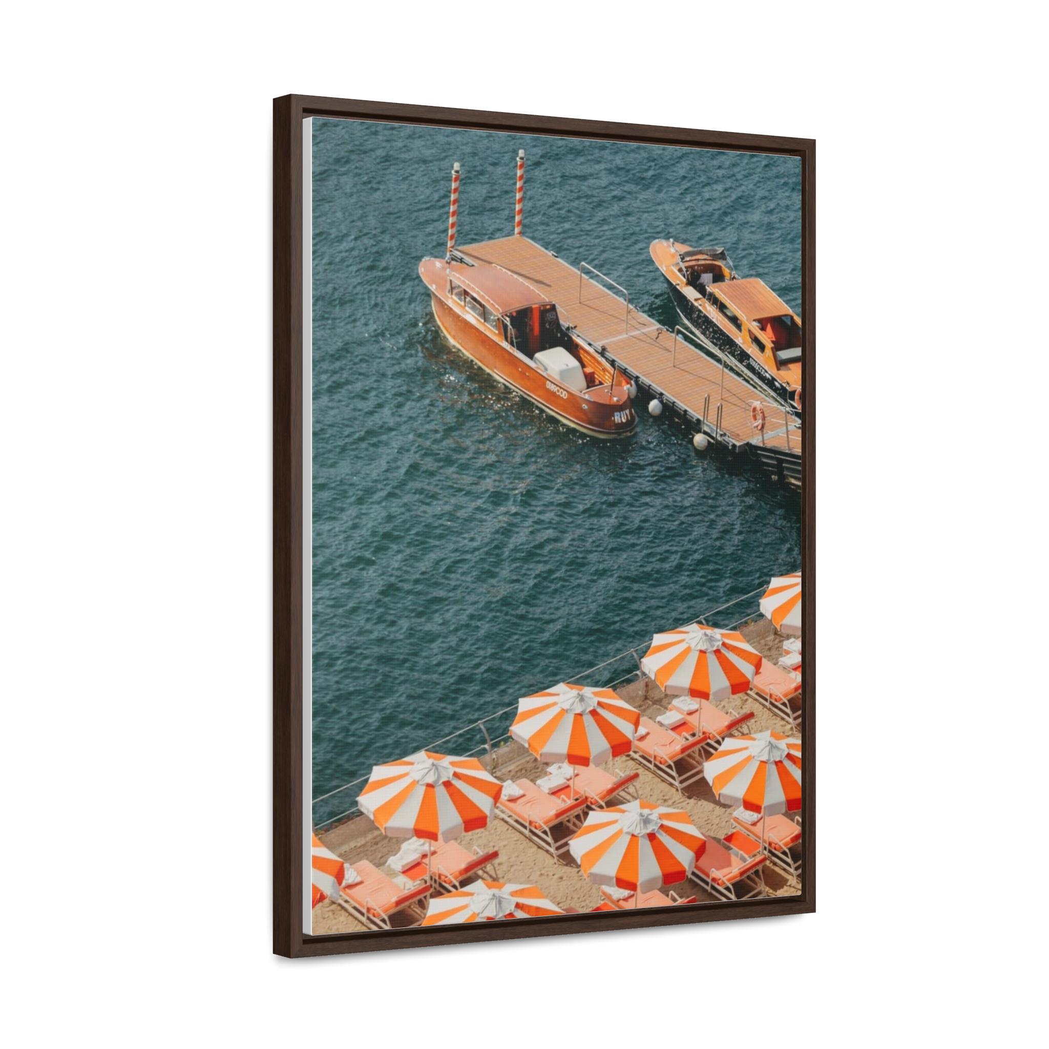 Classic Italian Charm: Lake Como Canvas Print, Vibrant Luxury Art for ...
