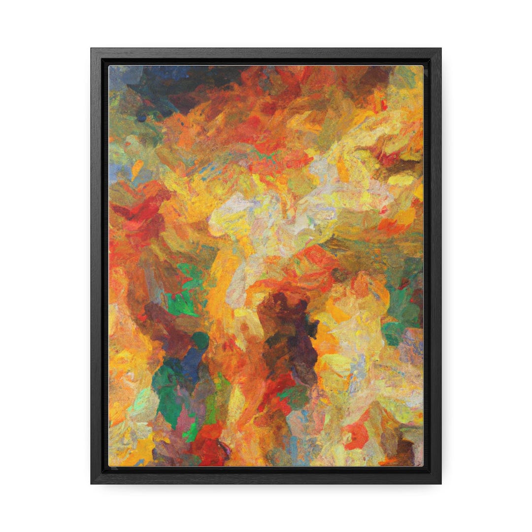 A Bold Statement: Modern Abstract Canvas Art Print for Home Decor ...