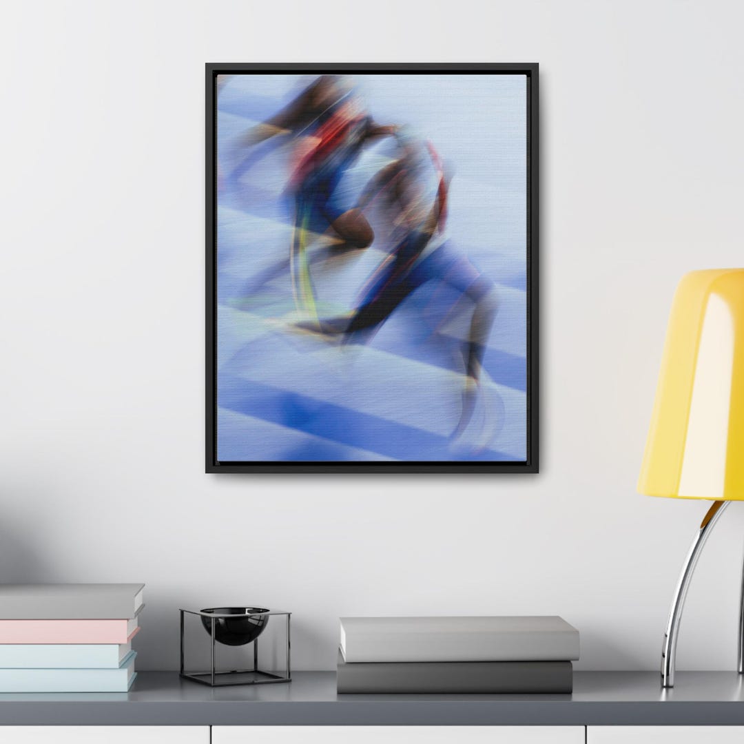 Runner Wall Art Print, Blurred Athlete Poster, Motivational Sports ...