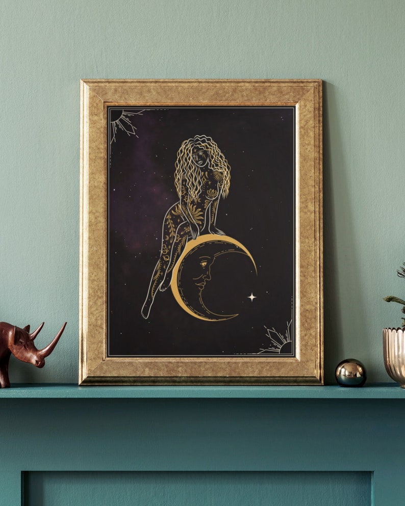 Lunar Queen Poster Digital Download - Etsy