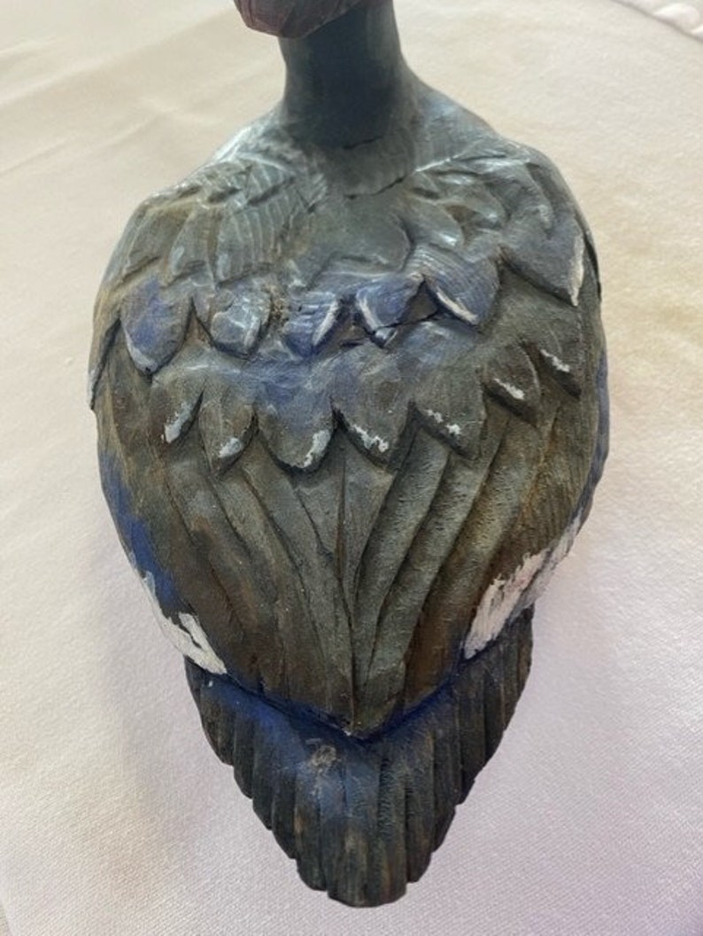 Wood Duck! Hand Carved & Painted Wood Duck Decoy Folk Art. One of a ...