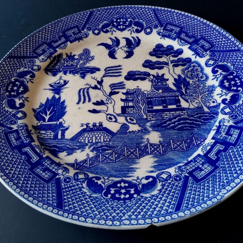 Willow Pattern Plate - Etsy