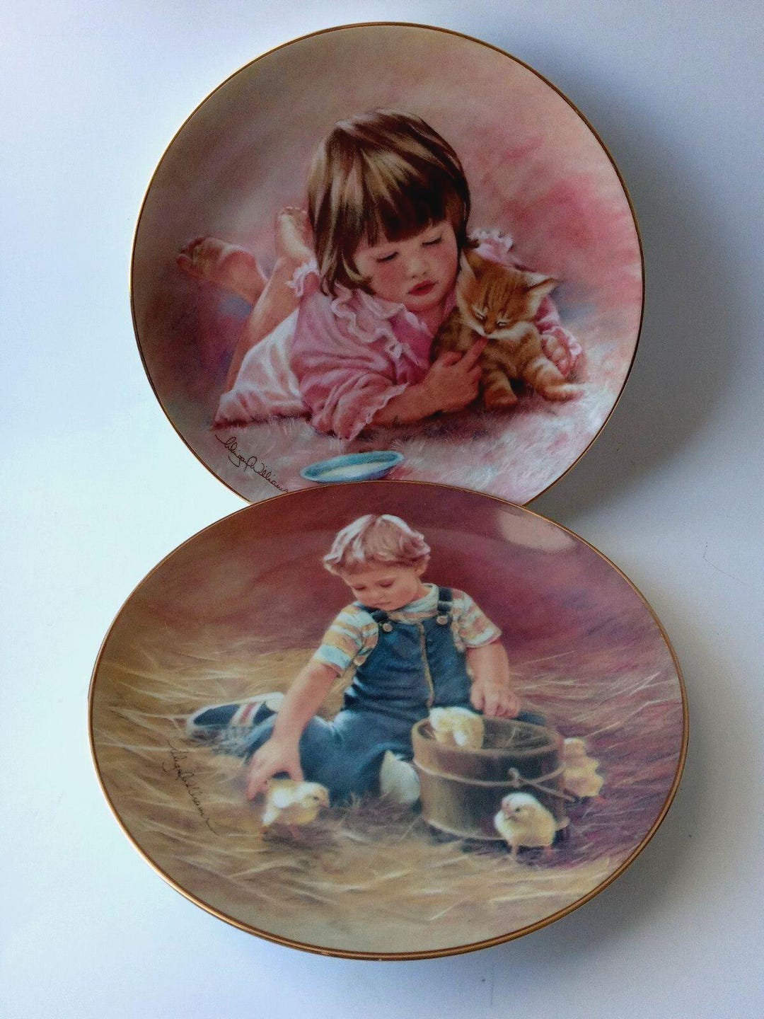 Set of 2 1984 Limited Abbie Williams the Magic of Childhood Collector ...