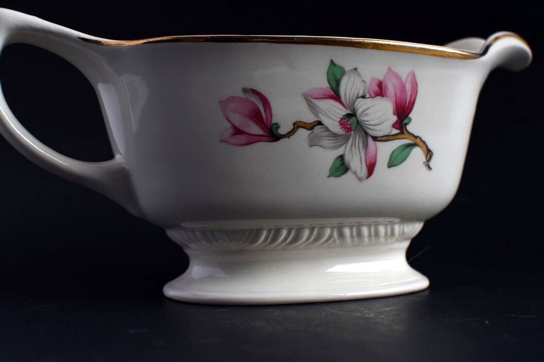 1956 Homer Laughlin Dogwood (liberty) Gravy Sauce Boat | Made in USA - Etsy