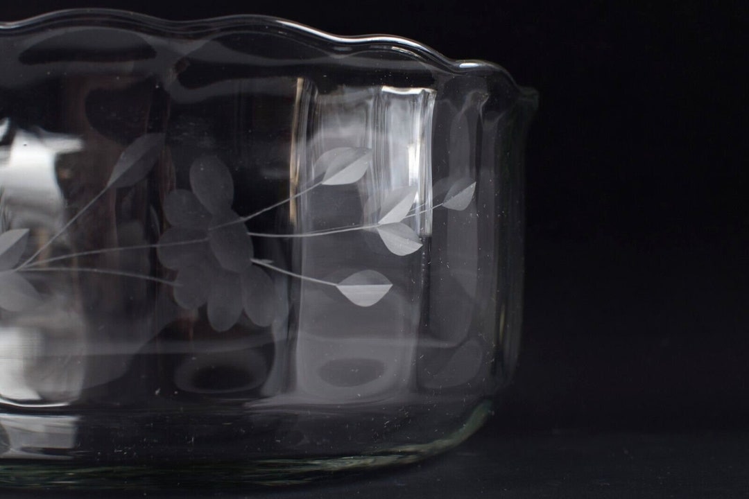 1970s Princess House Heritage Large Cut Crystal Centerpiece Serving ...