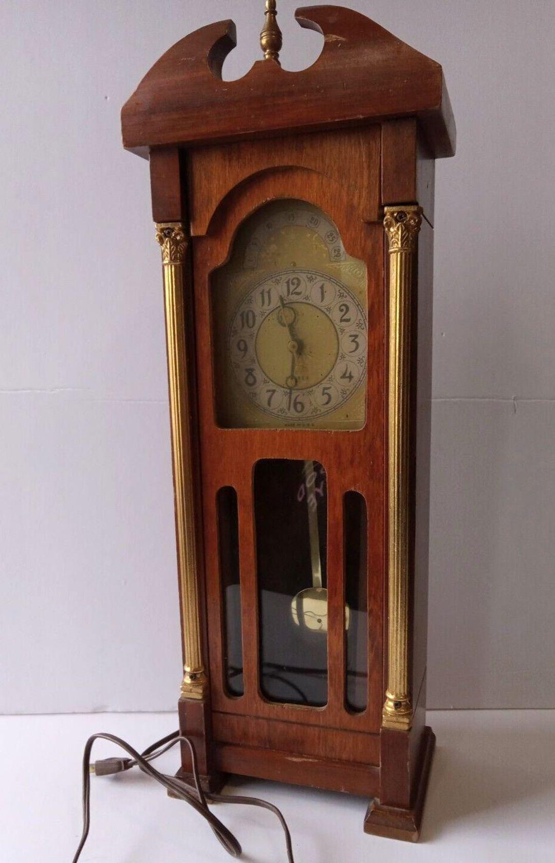 1950s United Clock Corp. Model 444 Electric Mantel Wall Clock (works ...