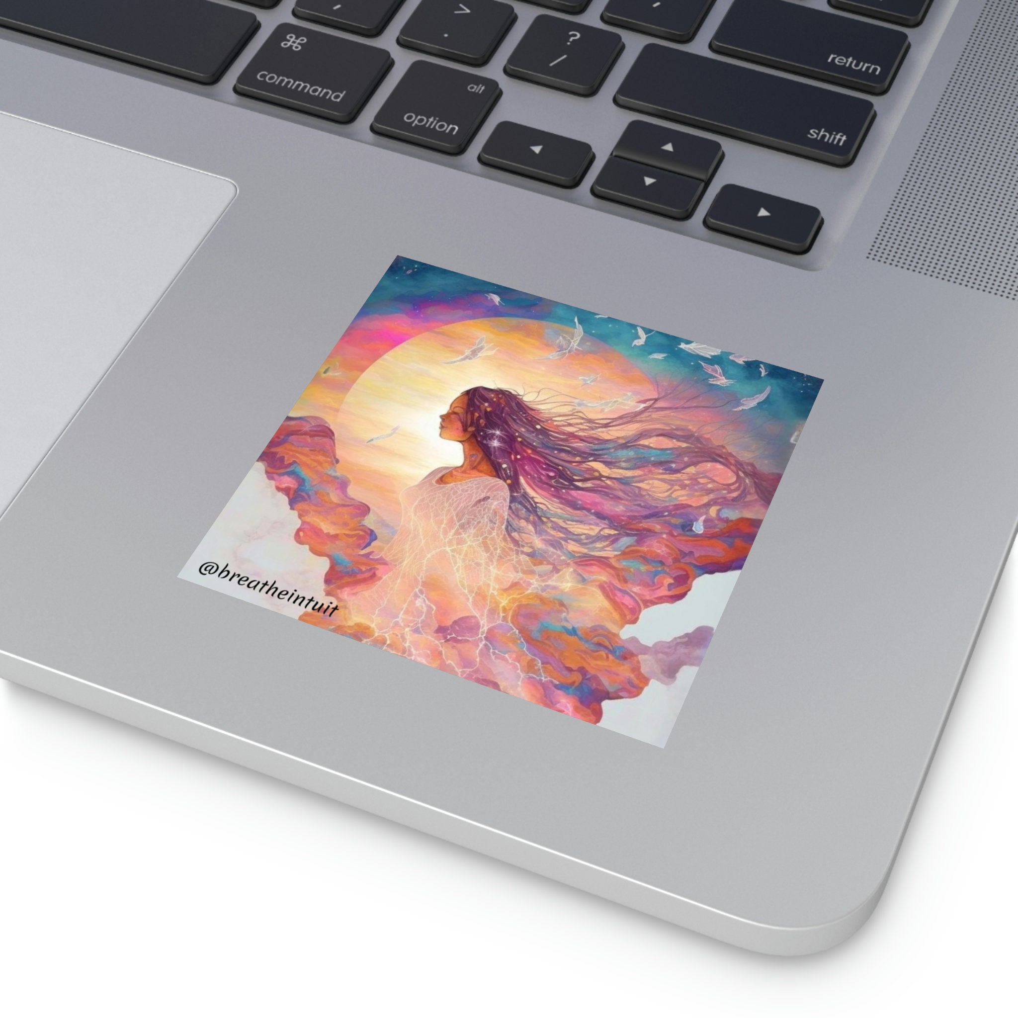 Cosmic Sticker, Weatherproof Indoor/outdoor Vinyl Sticker, Trippy ...