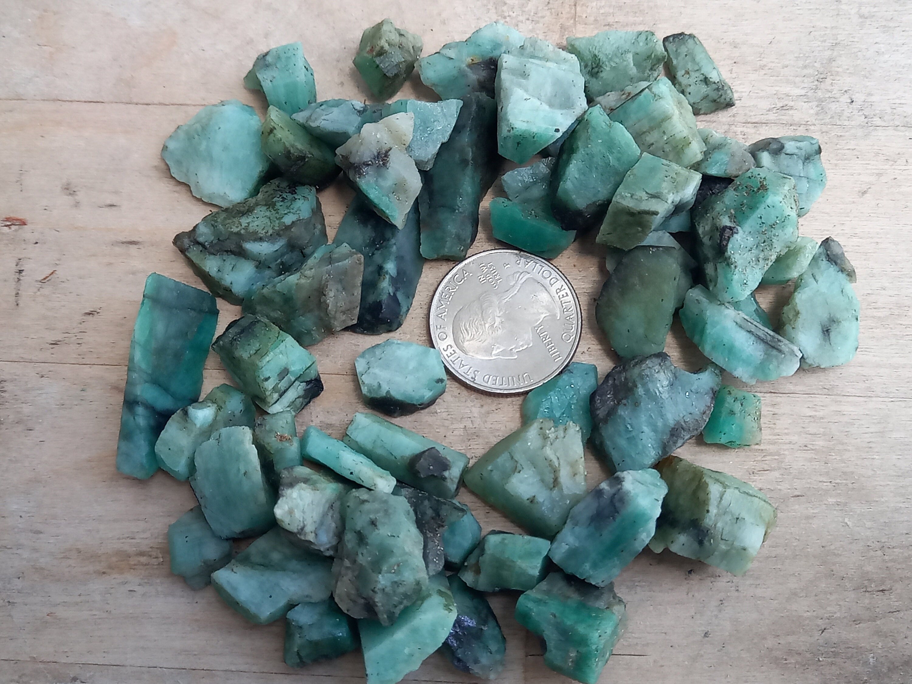 AAA Rough Emerald: Green Brazil Gemstones (4oz) - Etsy