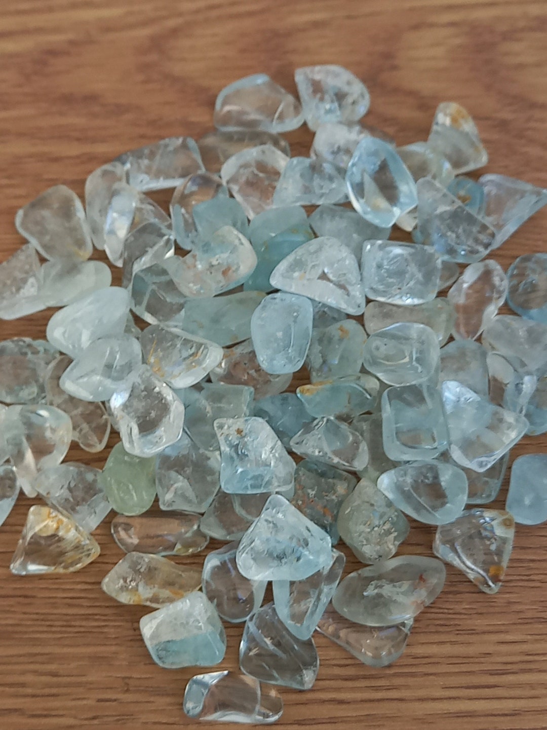 Beautiful Blue Topaz Tumbled Stone - Etsy