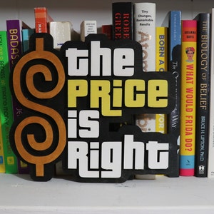 The Price is Right Home Decor Rustic Woodcut Wall Art Sign Gift for ...