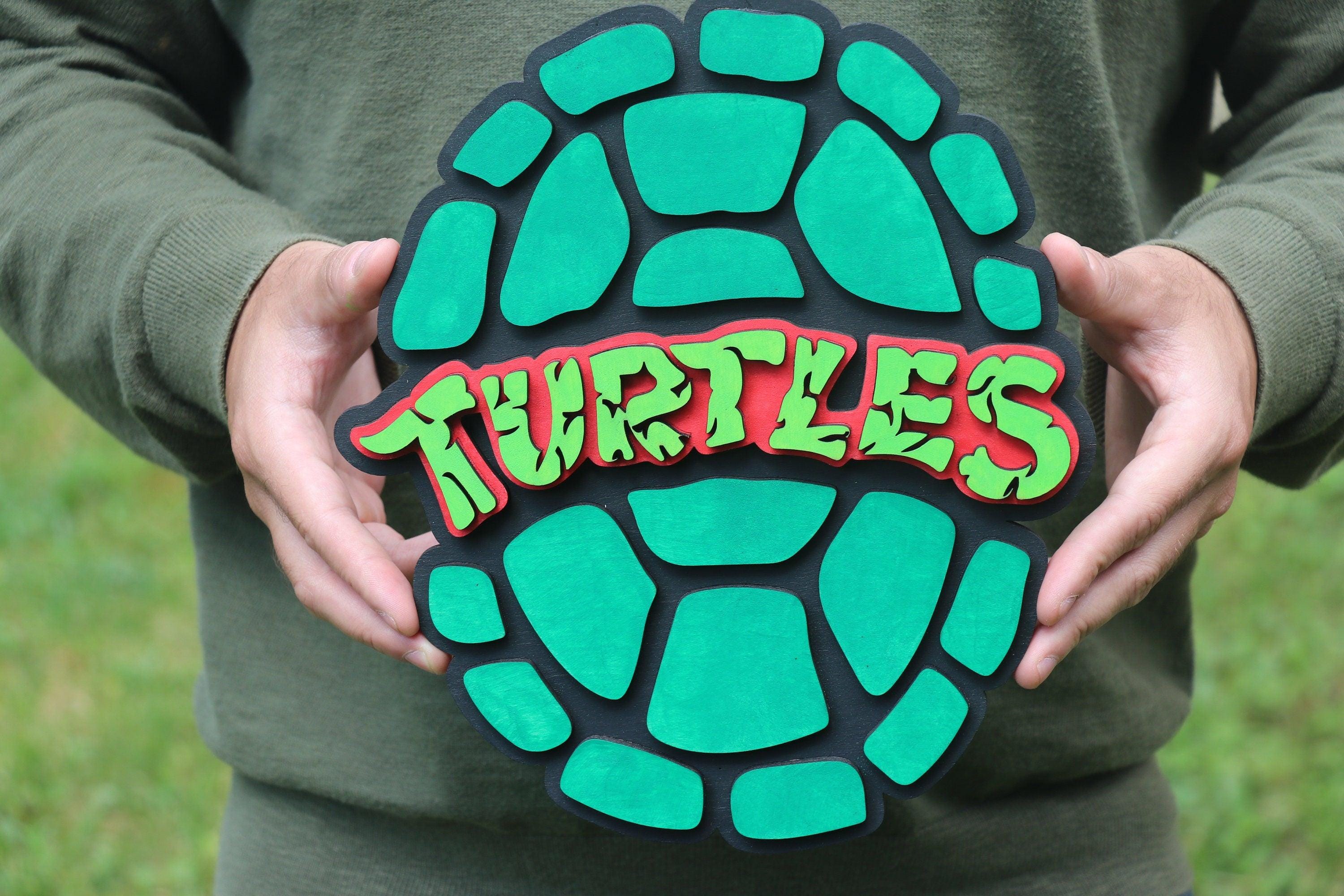 TMNT Laser Cut Wood Sign: Teenage Mutant Ninja Turtles Home Decor - Etsy