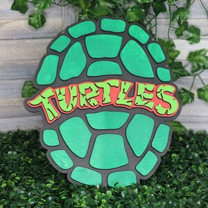 Teenage Mutant Ninja Turtles Inspired Home Décor Homemade Wall Art for ...