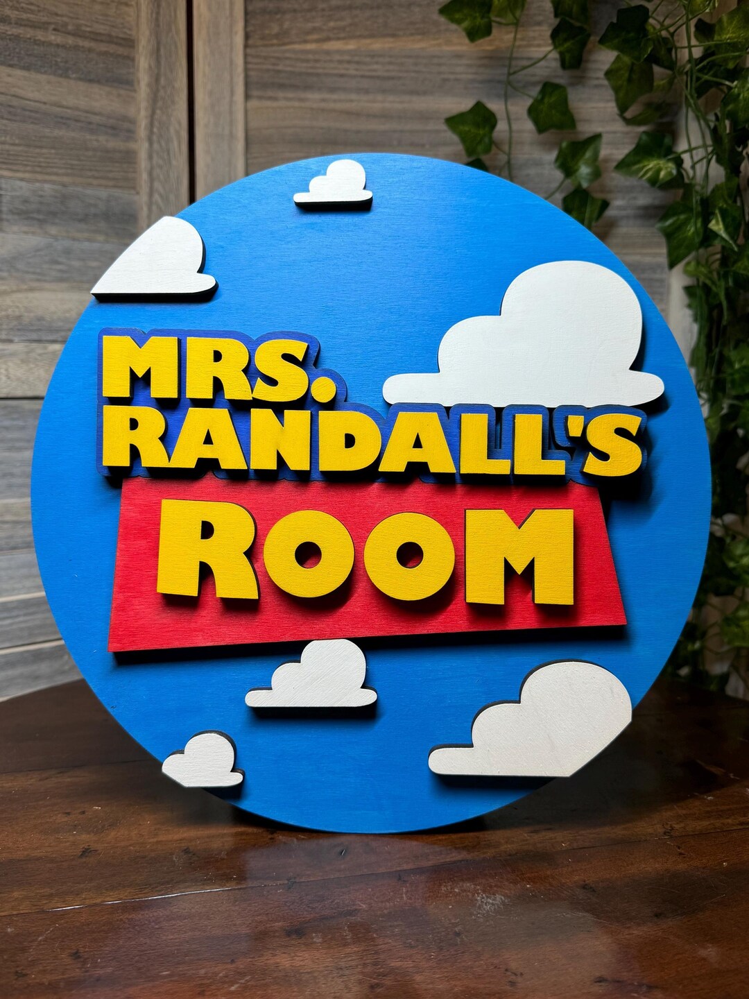 Personalized Handcrafted Toy Story Sign | Ideal Disney Pixar Gift for ...