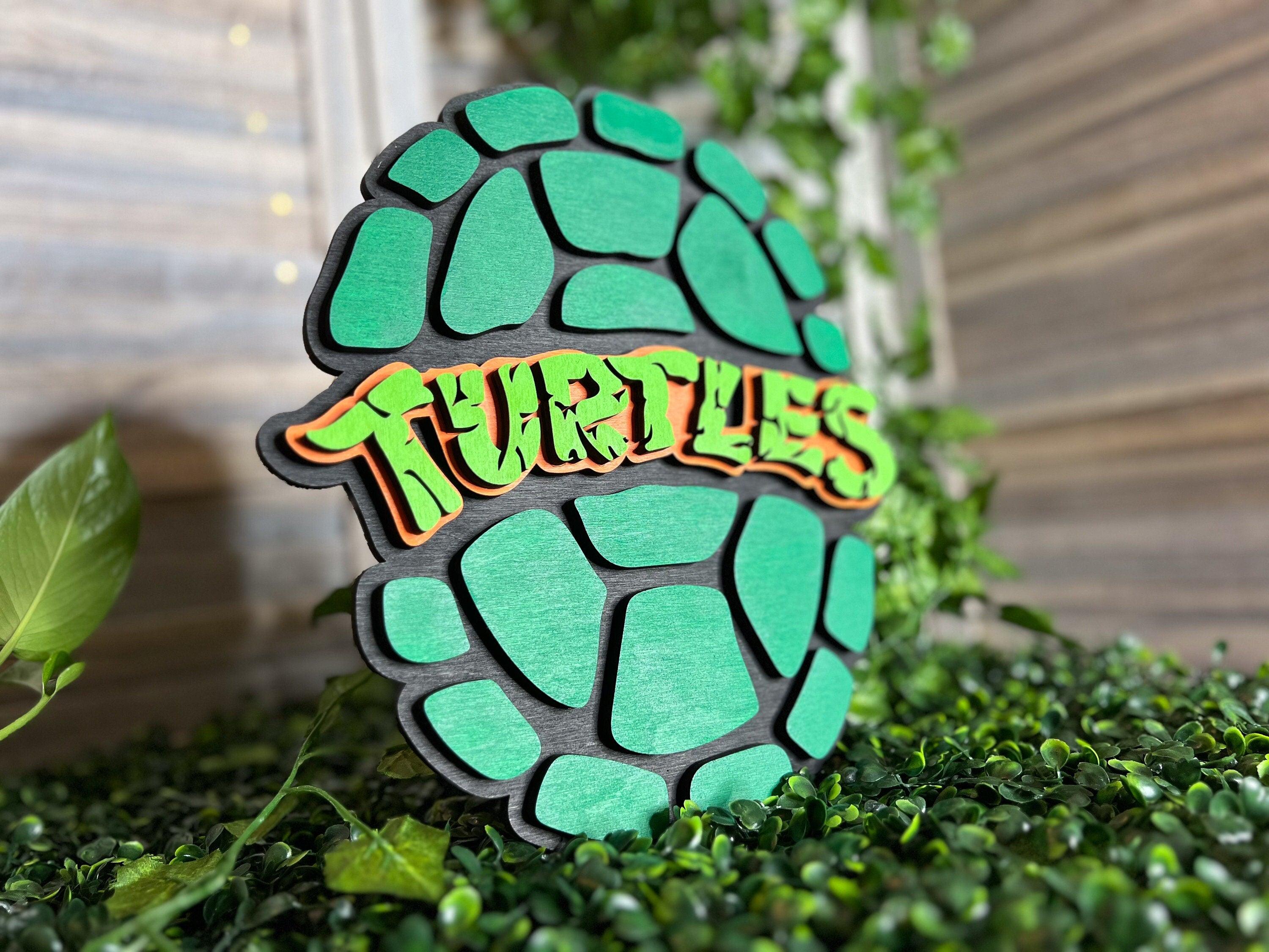 TMNT Laser Cut Wood Sign: Teenage Mutant Ninja Turtles Home Decor - Etsy