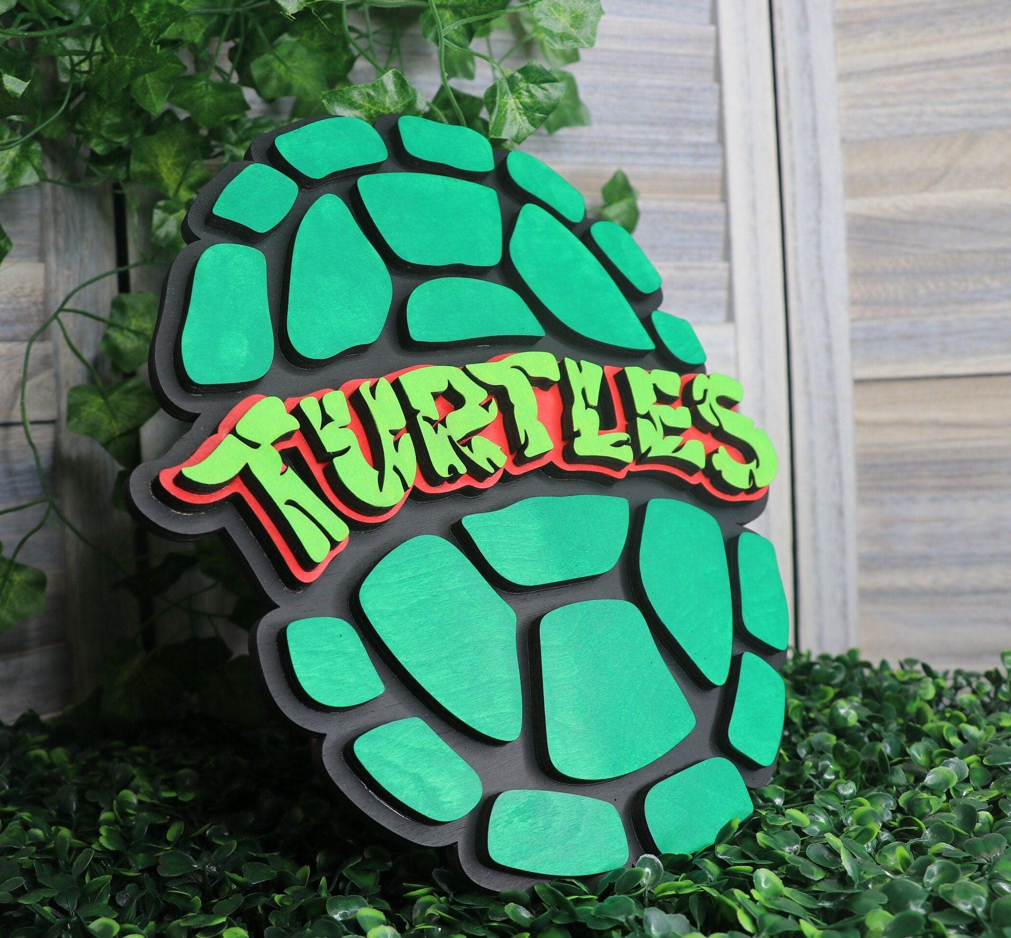 TMNT Laser Cut Wood Sign: Teenage Mutant Ninja Turtles Home Decor - Etsy
