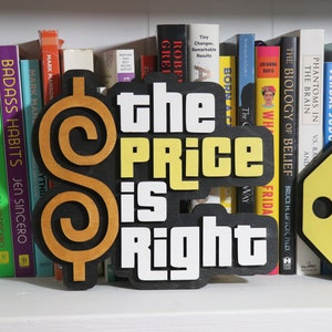 The Price is Right Home Decor Rustic Woodcut Wall Art Sign Gift for ...