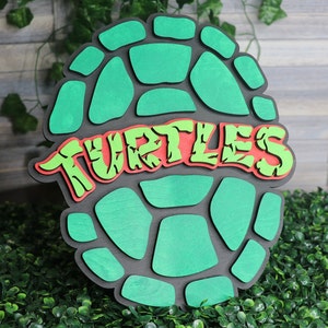 Teenage Mutant Ninja Turtles Inspired Home Décor Homemade Wall Art for ...