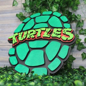 TMNT Laser Cut Wood Sign: Teenage Mutant Ninja Turtles Home Decor - Etsy