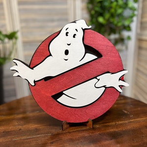 Ghostbusters Home Decor for Halloween Party Gift Sign Horror Movie Sign ...