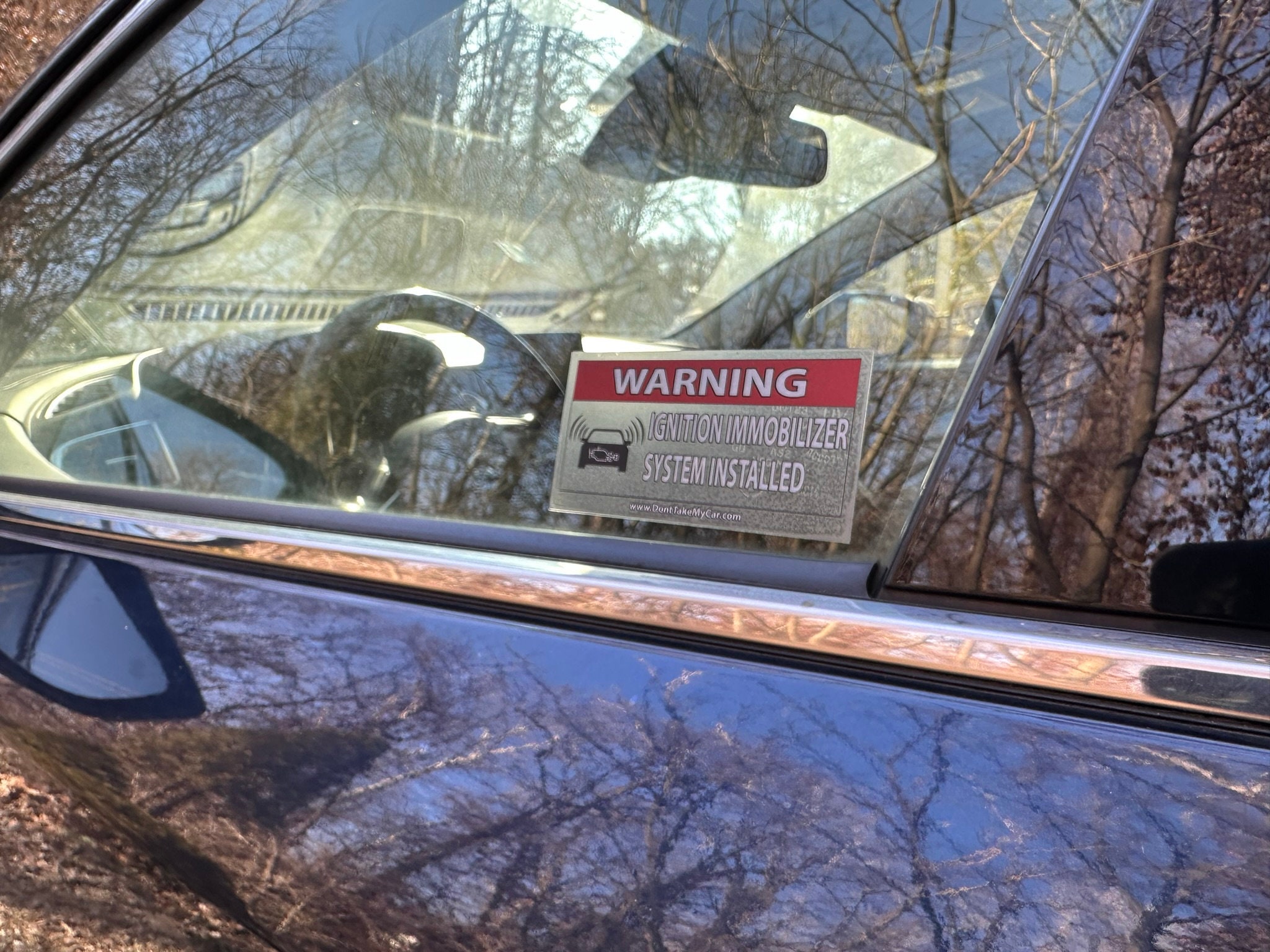 Kia / Hyundai Anti Theft Car Sticker Ignition Immobilizer Theft ...