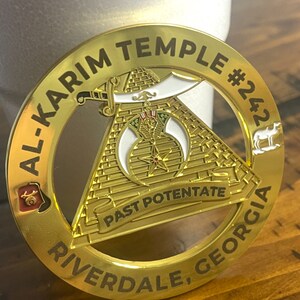 Custom 3 Shrine past Potentate Decal - Etsy