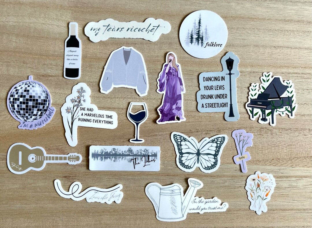 Folklore TS Album Stickers Era's Stickers PRIME DAY - Etsy