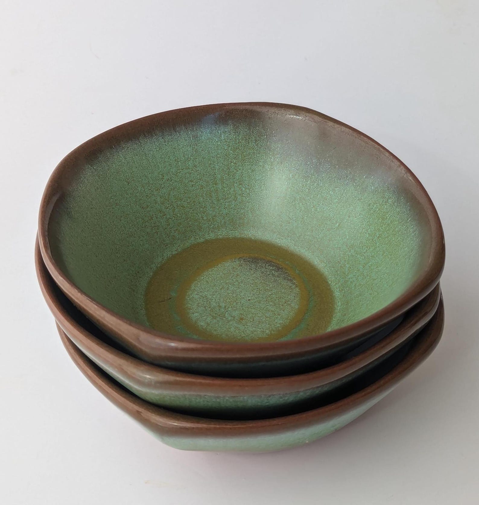 Vintage Frankoma Pottery Bowl 5XS Set of 3 - Etsy